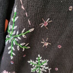 Reference Point | Sweaters | Reference Point Snowflake Knit Zipup ...